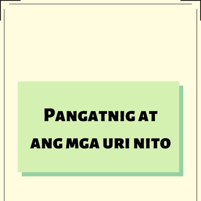 Kayarian ng Pangngalan (Payak, Maylapi, tambalan) | PPTX