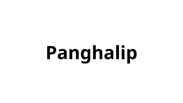 Panghalip Panao | PPTX