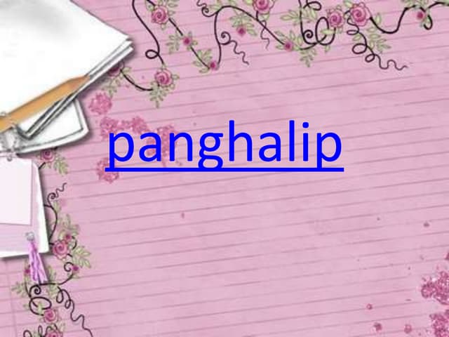 Panghalip | PPTX