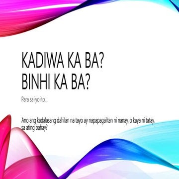 PAANO LABANAN ANG KATAMARAN | PPTX