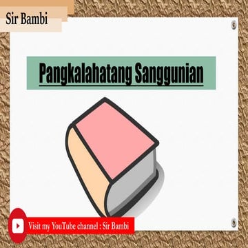 Pangawing || Pangawil | PPTX