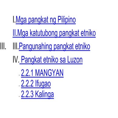 Mga pangkat etniko sa pilipinas | PPTX