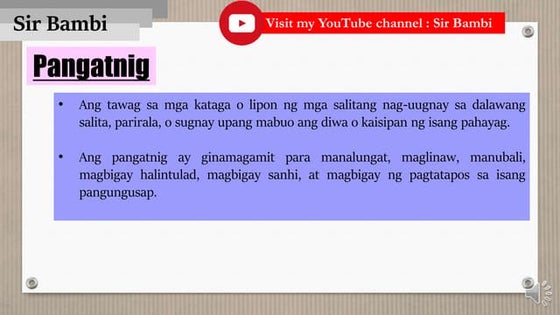 Pangawing || Pangawil | PPTX