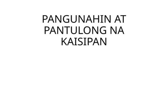 Pangunahing Kaisipan.pptx