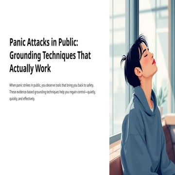 Panic Attacks in Public: Grounding Techniques That Actually Work | PPTX