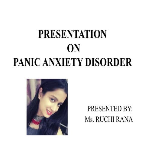 Panic anxiety | PPTX