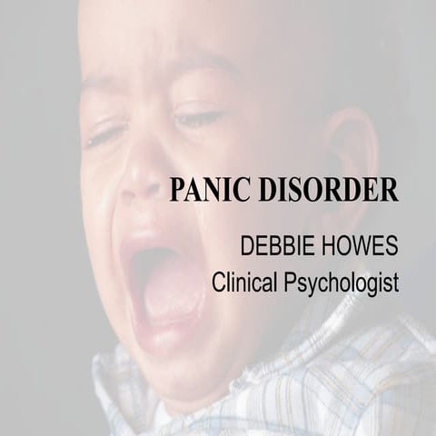 Presentation on Panic Disorder | PPT