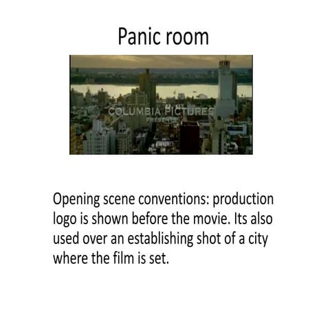 Panic room | PPTX