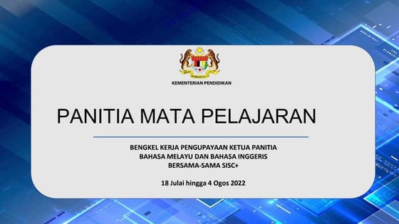 Tugas dan tanggungjawab guru panitia mata pelajaran | DOCX