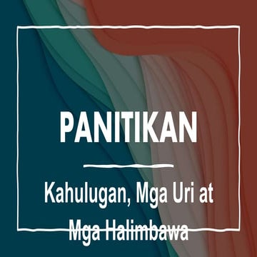 Mga dulang pantanghalan | PPTX