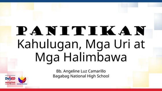 Anyo At Uri Ng Panitikan Ppt