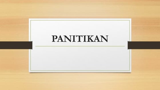 Panitikan | PPTX