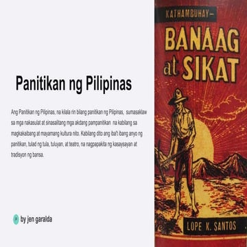 Panitikan Panahon bago dumating ang kastila | PPTX