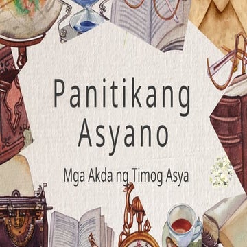 Panitikang Asyano Mga Akda ng Timog Asya.pptx