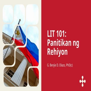 Panitikan ng Rehiyon (LIT 101)_Olazo.pptx