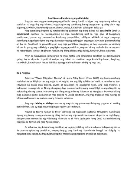 KATUTUBONG PANITIKAN Filipino 7 Quarter 1.pptx