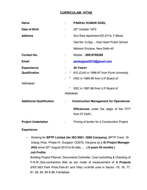 Subodh Singh | DOC | Civil Engineering Industry | Industries