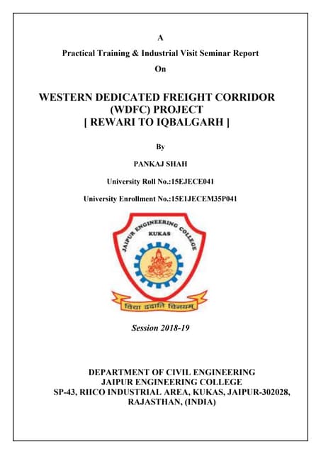 Internship Report Semester 2 Civil Engineering. | PDF | Civil ...