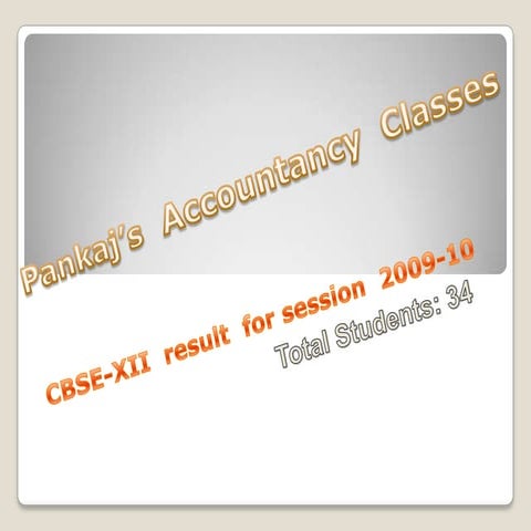 Pankaj’s accountancy classes1 | PPT