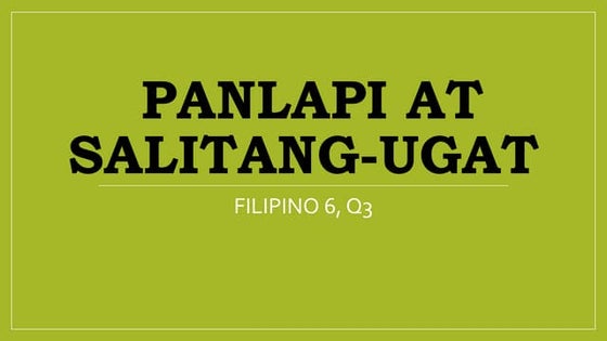 Alpabetong Filipino | PPTX