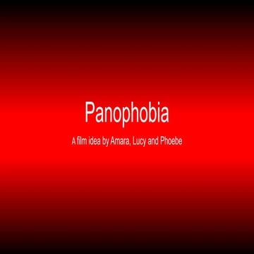Panophobia film pitch | PPTX | Cameras and Camcorders | Consumer ...