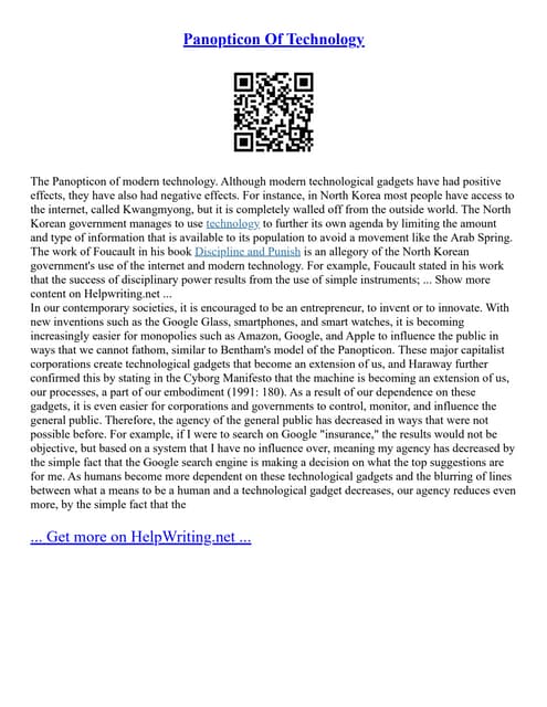 Comparing Foucault And Panopticism | PPT