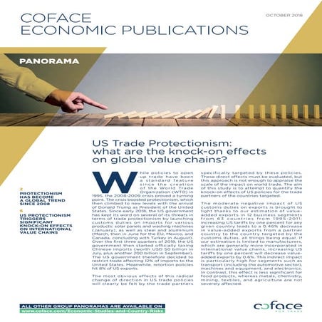 US Trade Protectionism: What are the knock-on effects of global value ...