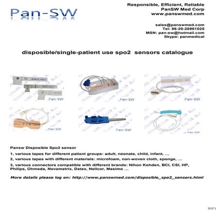 Pansw spo2 sensor | PDF