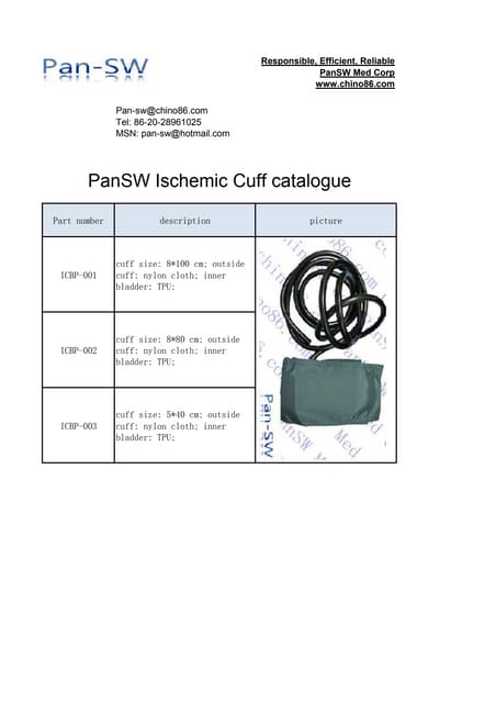 Pansw nibp cuff | PDF