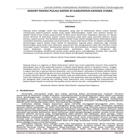 Pantai pulau datok | PDF