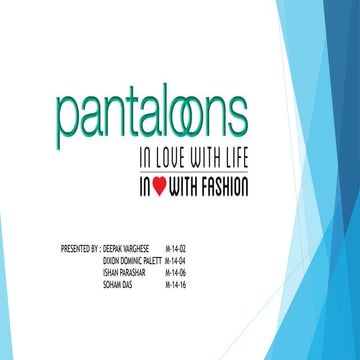Pantaloons Retail Chain Analysis | PPTX