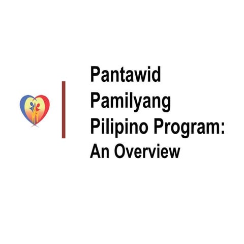 Pantawid pamilya for neda sp training 10222014 | PPTX