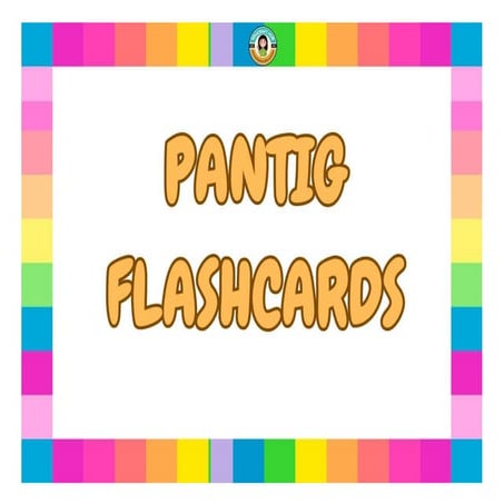 Pantig Flashcards for Readingin Filipino | PDF