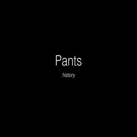 Pants | PDF