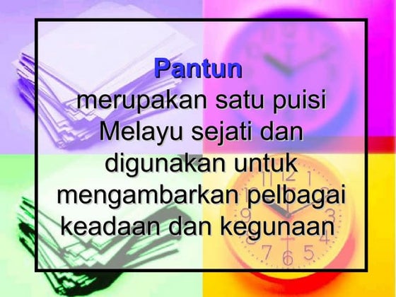 Fungsi pantun bagi remaja | PDF
