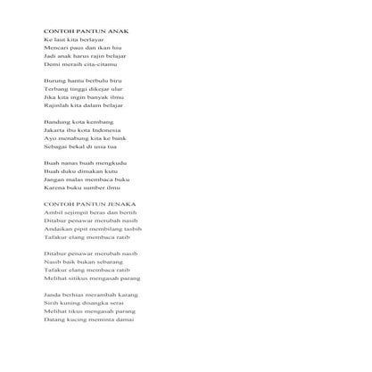 Pantun | DOTX