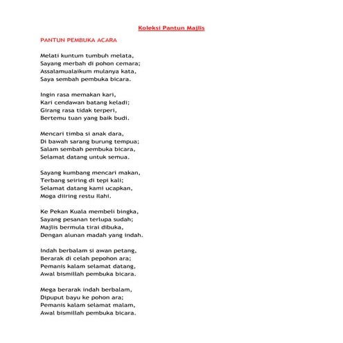 Pantun | PDF