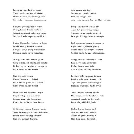 Pantun Berbalas | DOCX