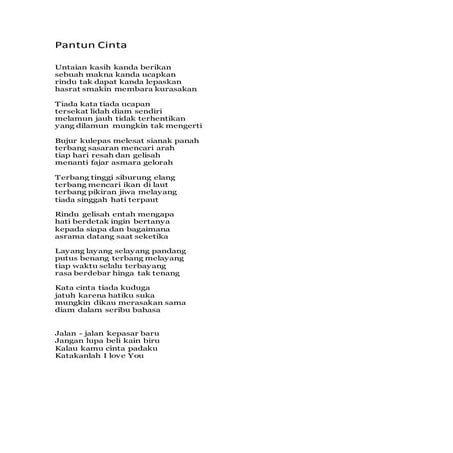 Koleksi pantun majlis | PDF