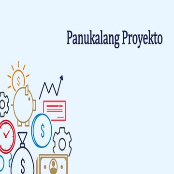 Panukalang proyekto | PPTX
