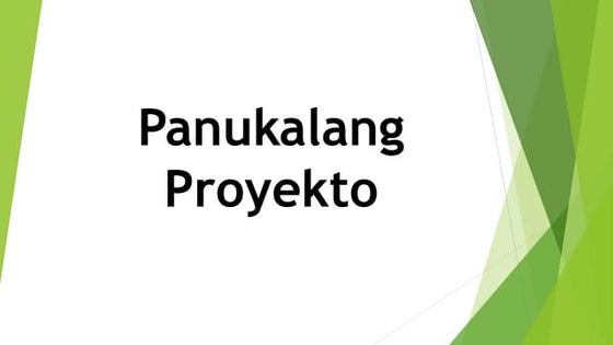 PANUKALANG PROYEKTO - MODULE.pdf