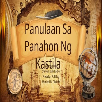 Panulaan-sa-Panahon-ng-Kastila powerpoint presentation | PPTX