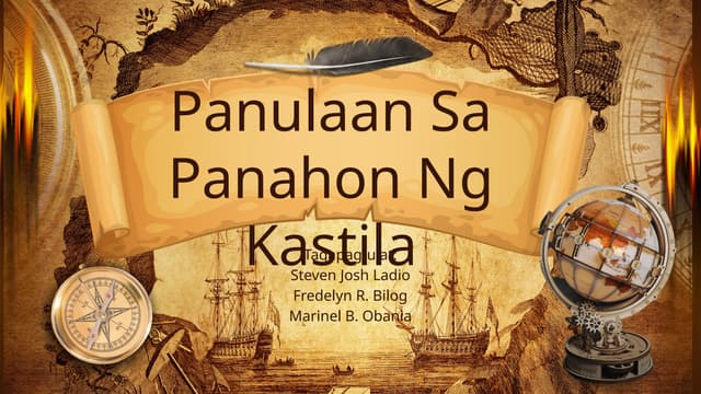 El Filibusterismo - Tauhan | PPTX