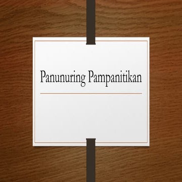 PANUNURING-PAMPANITIKAN SA IBAT IBANG PAGSUSURI.pptx