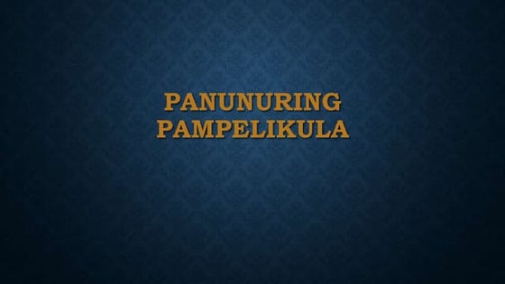 Suring pelikula format | PDF