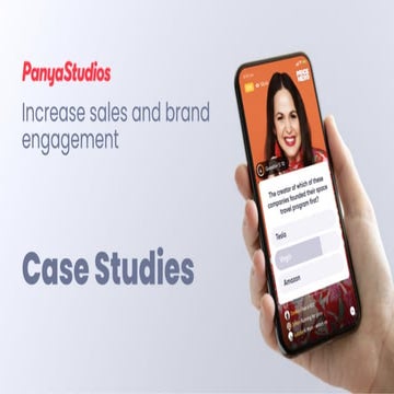 Panya Studios liveCommerce case studies 22.03.21
