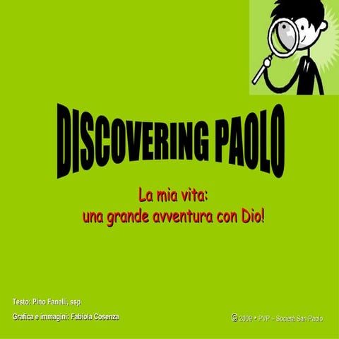 Presentazione di Paolo (Giuseppe Fanelli, SSP) | PPT