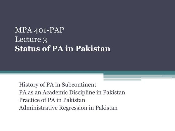 Administrative Structure of Pakistan IST.pptx