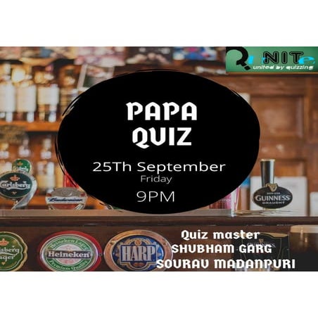 Papa Quiz | QMs Shubham & Sourav | PDF