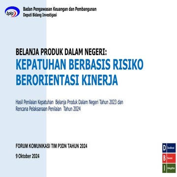 Paparan BPKP Kepatuhan Belanja PDN Forum Tim P3DN Kemenperin.pdf